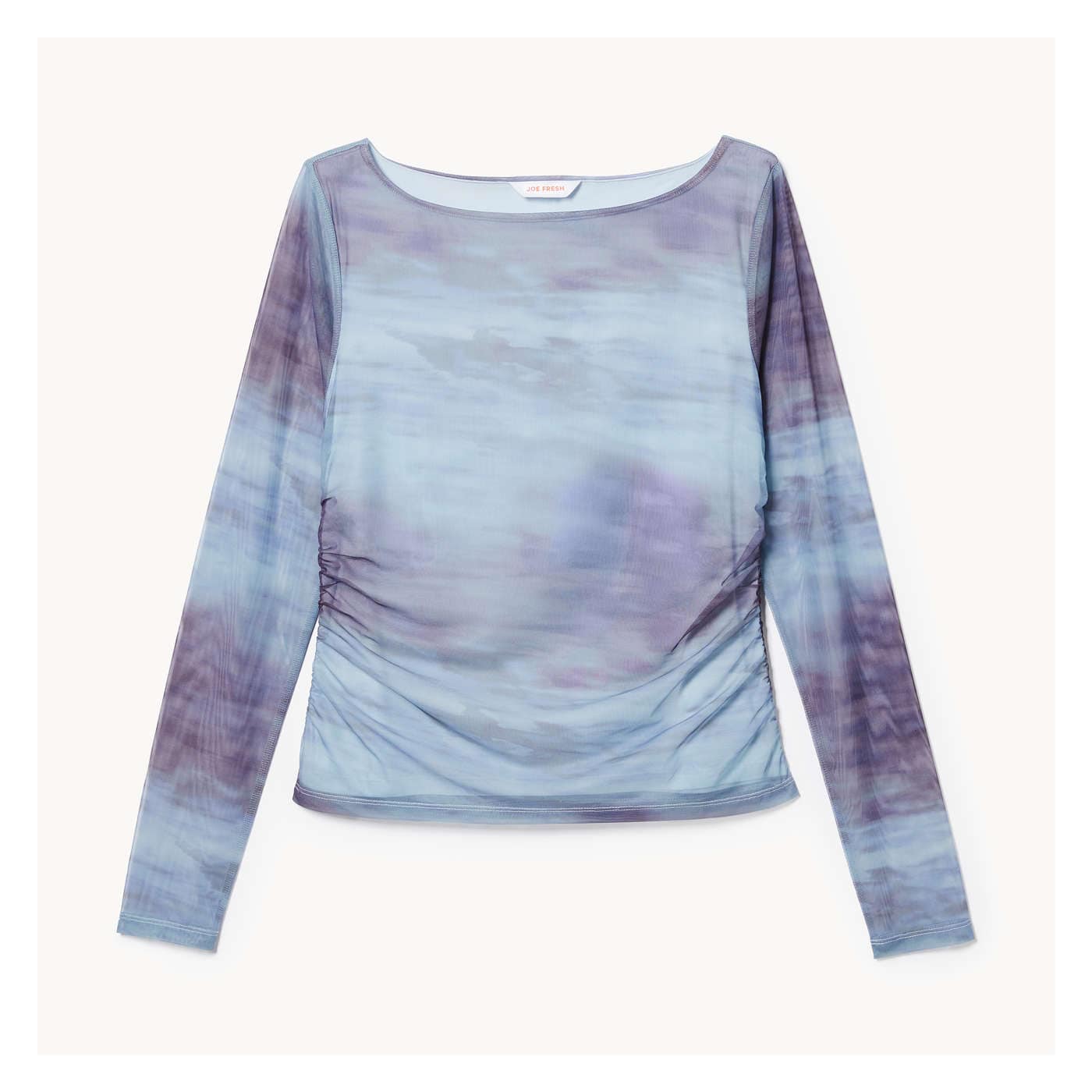 Mesh Pattern Long Sleeve in Dark Mauve from Joe Fresh Mesh Pattern Long Sleeve in Dark Mauve from Joe Fresh
